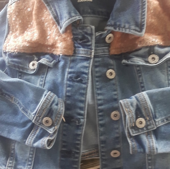 Cat & Jack | Jackets & Coats | Girls Cat Jack Jean Jacket W Gold ...